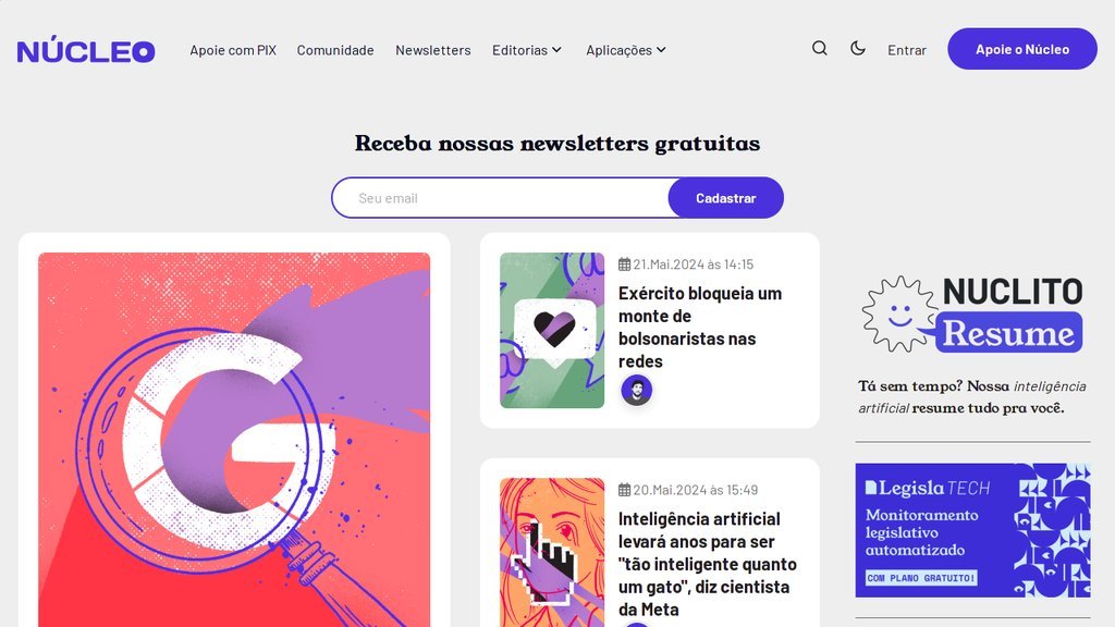Núcleo Jornalismo - Media Directory - Project Oasis
